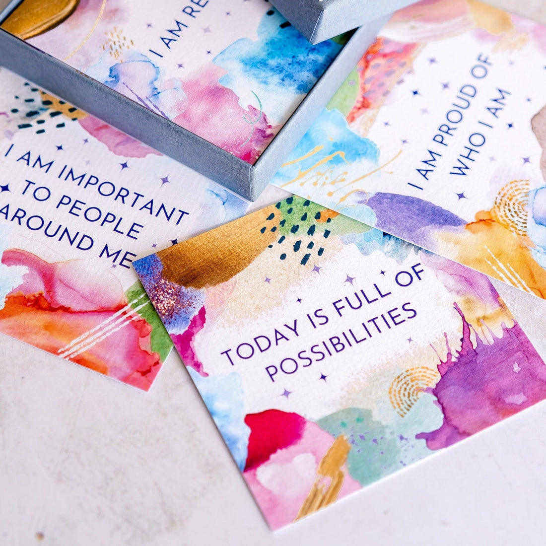 Positive Affirmation Cards – Colourfulness Cards